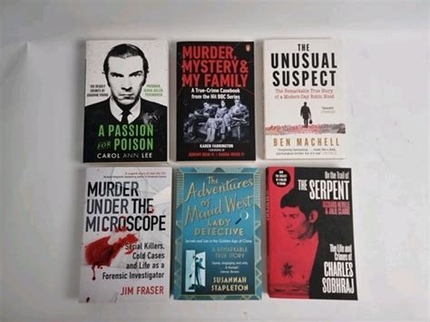 Crime Thriller Book Bundle Includes 6 Titles New Free Delivery