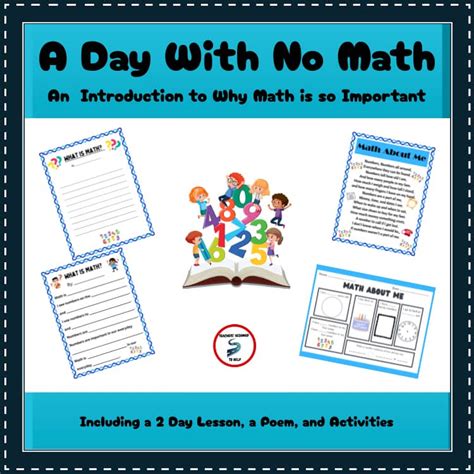 A Day With No Math By Debbie Bakman A Teachers Highway To Help