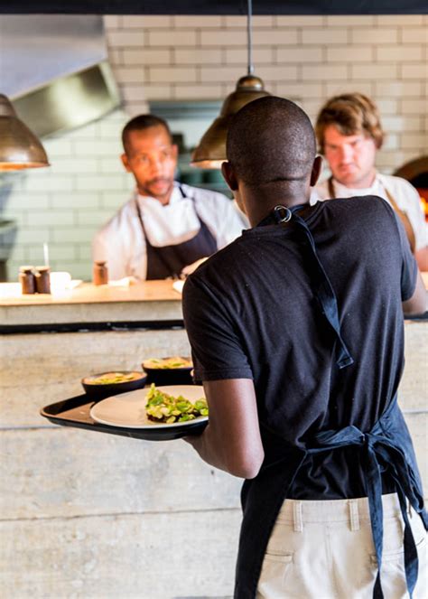 Kreef Tail And Textures Of Mushroom At The Kitchen At Maison Crush