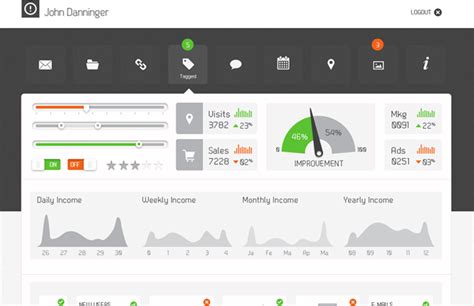 Dashboard Ui Elements — Medialoot