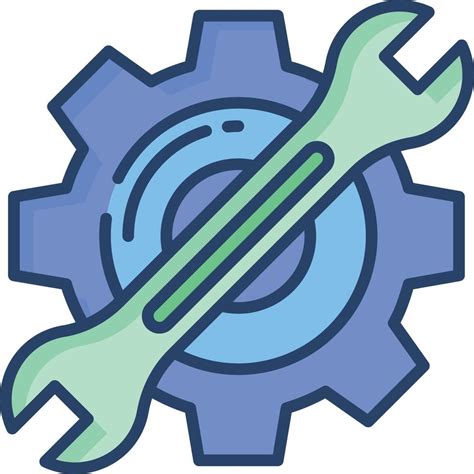 Spanner Linear Color Illustration 45922549 Vector Art At Vecteezy