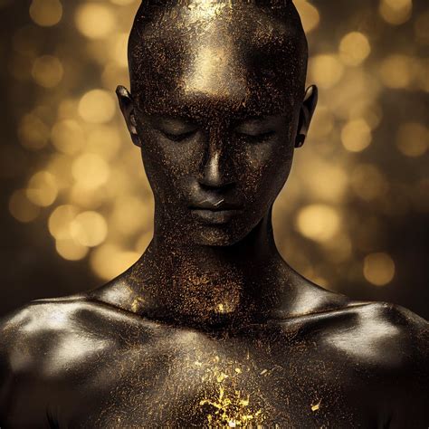 Human Form Gold Marble R Aigrinding