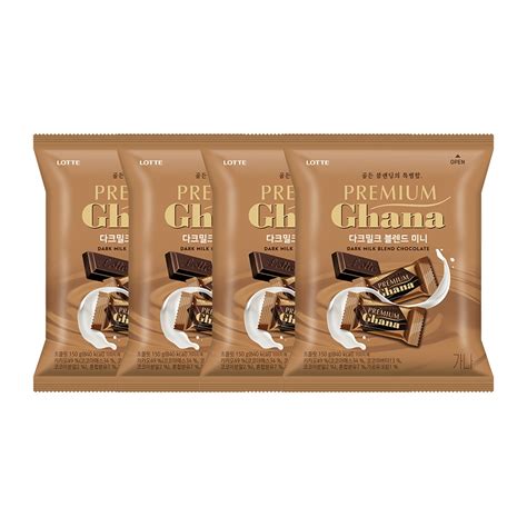 프리미엄 가나 다크밀크 블렌드 미니 150g X 4봉 홈플러스 택배배송