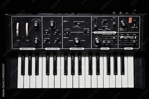 1980 S Analog Synthesizer Musical Instrument Stock Photo Adobe Stock