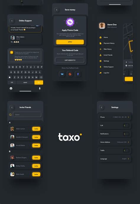 taxo ui kit — ui kits on ui8 app interface design mobile app design inspiration app design