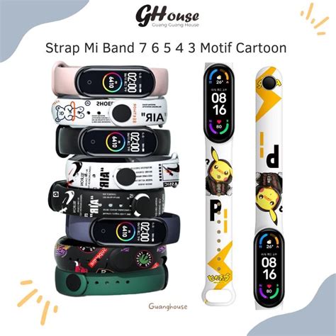 Jual Strap Mi Band Xiaomi Mi Band Tali Pengganti Miband Motif Unik Shopee Indonesia