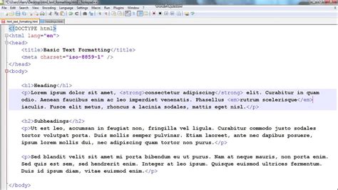 Html Text Functions Youtube
