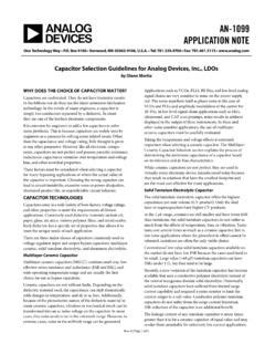 SLTA FEBRUARY Input And Output Input And Output Capacitor Selection PDF PRO
