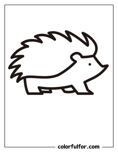 20 Cute Hedgehog Coloring Pages Free Pdf Printables Colorfulfor