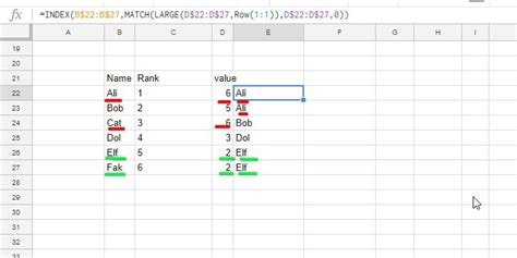 index match with repeating values excel