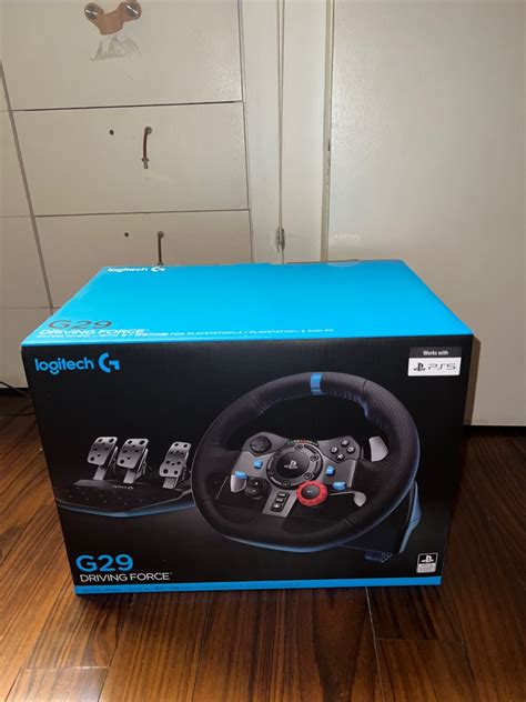 Logitech G Steering Wheel And Pedals Video Gaming Gaming Accessories Controllers On Carousell