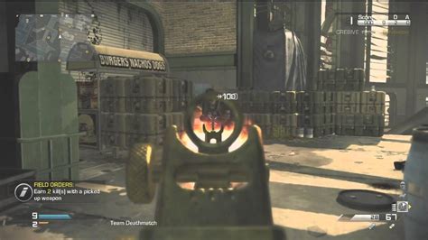 Cod Ghosts Fad Assault Rifle Gold Camo Gameplay Review Xbox One