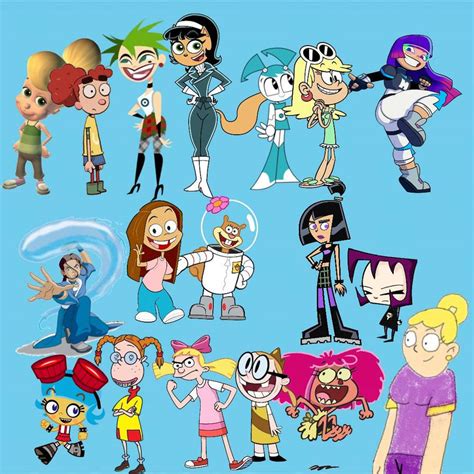 Nicktoons Girls By Chriscartoon On Deviantart