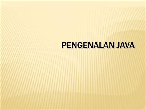Bekerja Dengan Java Class Library