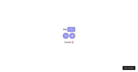 Vanilla Js Counter Codesandbox