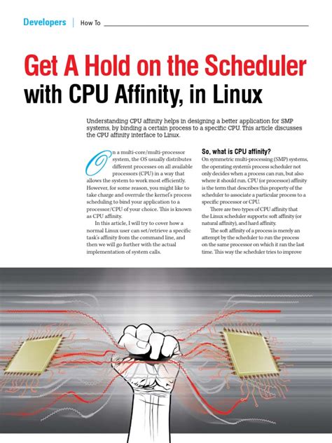Getting A Hold On The Scheduler With Cpu Affinity In Linux Getting A Hold On The Scheduler With Cpu Affinity In Linux