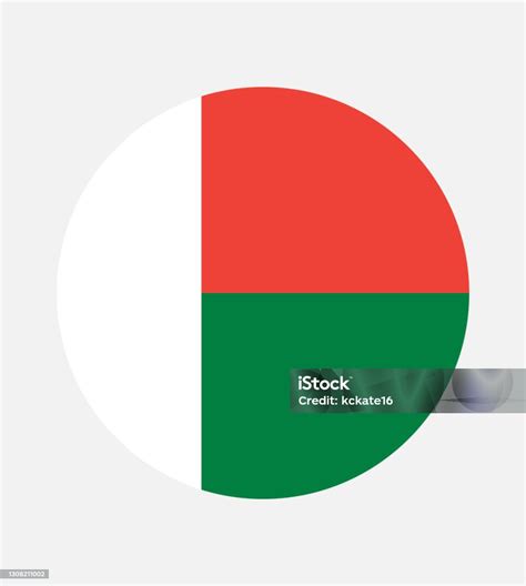 국립 마다가스카르 플래그 공식 색상과 비율이 올바르게 국립 마다가스카르 플래그 벡터 그림입니다 Eps10 마다가스카르 플래그