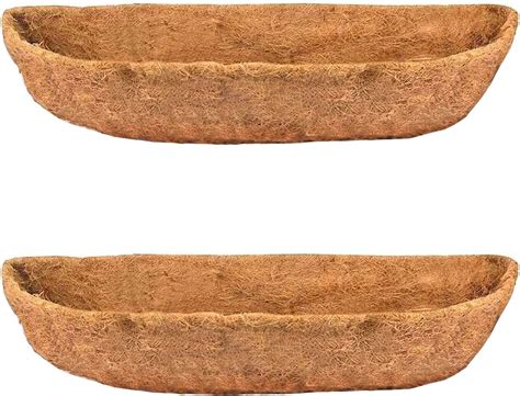24 Inch Half Trough Coco Liners Coco Husk Liner Coco Fiber Replacement Liner For