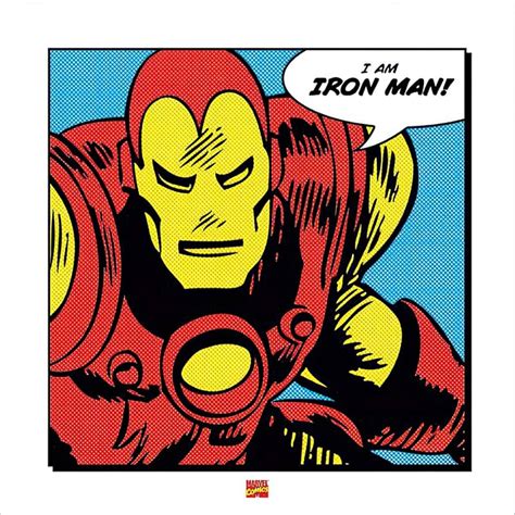 Iron Man Pop Art Poster