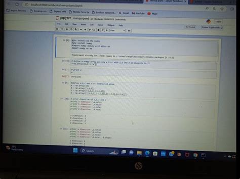 Bhargavi Beere On Linkedin Task40revise Numpy Methods Kiran Sagar