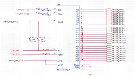 Tca6424a Tca6424a I2c Nack Interface Forum Interface Ti E2e