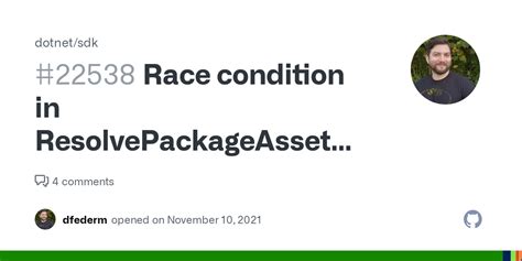 Race Condition In Resolvepackageassets Leading To Invaliddataexception