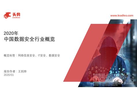 2020年中国数据安全行业概览