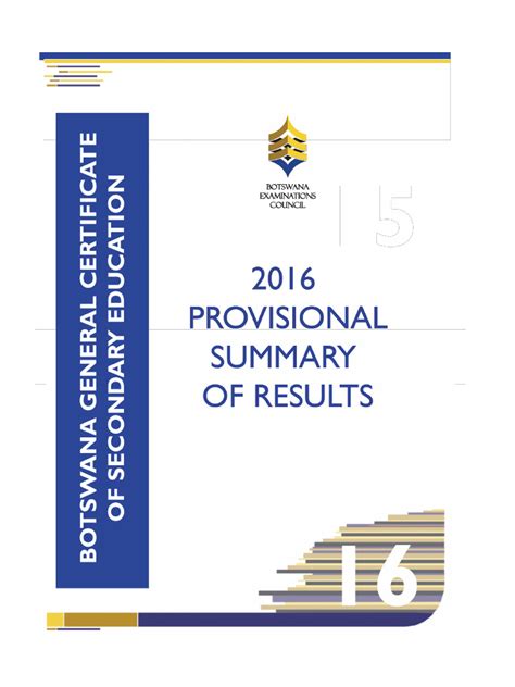 2016 Bgcse Provisional Report Final Pdf