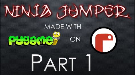 pygame zero mu tutorial ninja jumper part 1 youtube