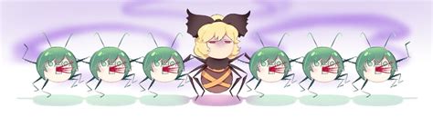 Wriggle Nightbug Kurodani Yamame And Kurodani Yamame Touhou Drawn By Guuchama Danbooru