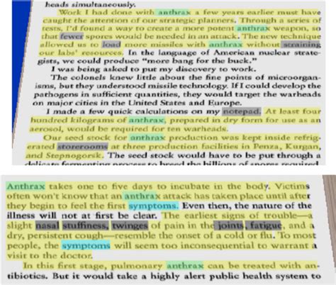 A Top Zoomed Detail Of The Highlights On Left Page B Bottom