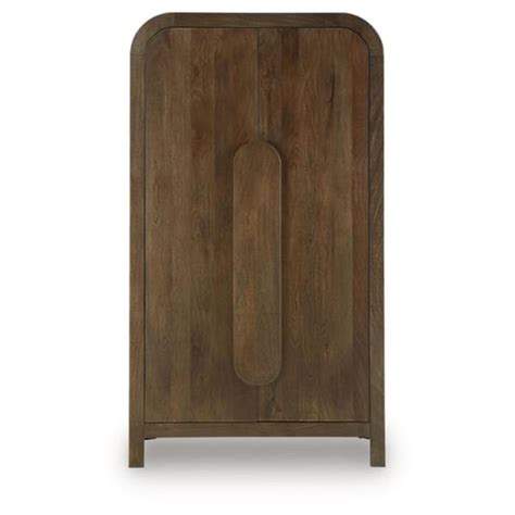 Signature Design By Ashley Thoren Medium Brown 7413 In Accent Cabinet