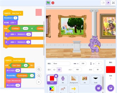 Scratch横版冒险 [2d]我的世界横版跳跃游戏【第一部分】免费下载 小虎鲸scratch资源站