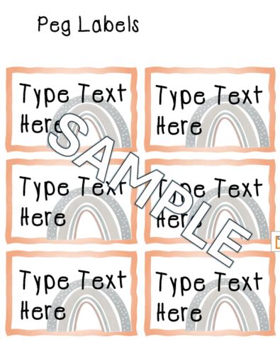 Mutedneutral Rainbow Display Pack Orangebrown Peg Drawer And