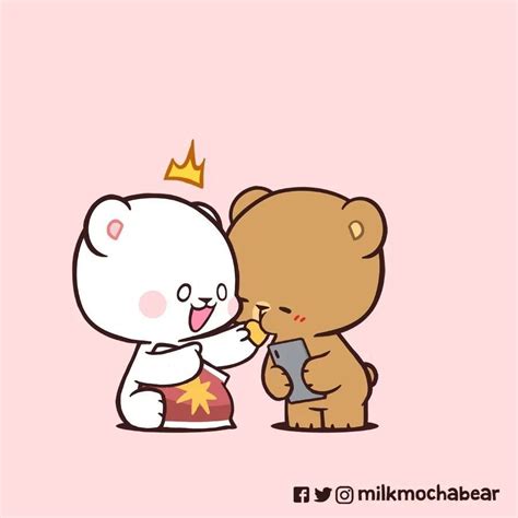 Milk Mocha Bear Milk And Mocha Cute Bear Drawings Cute Love Cartoons