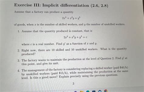Solved Exercise Iii Implicit Differentiation 2 6 2 8