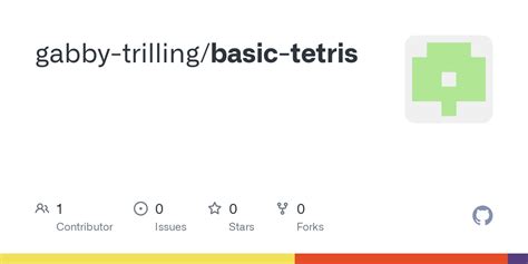 Github Gabby Trillingbasic Tetris