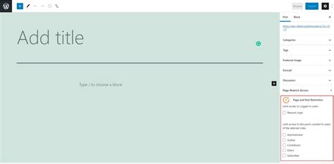 Setup Guide For Wordpress Page Restriction Protect Wp Content By User Role Restriction