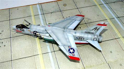 Academy F8e Crusader 1 72 F 8 Vought Imodeler