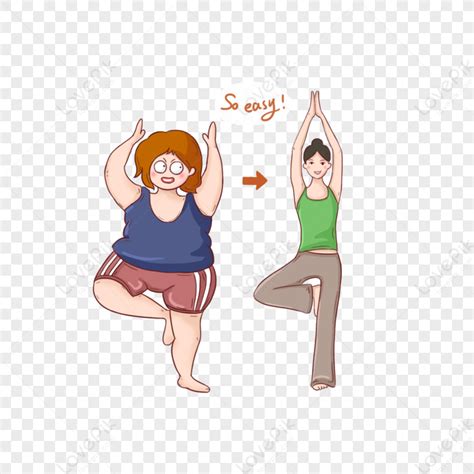 요가 여자 Png 일러스트 무료 다운로드 Lovepik