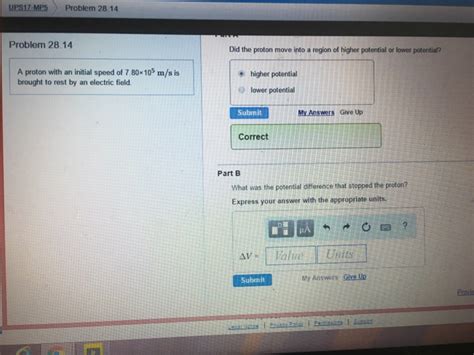 Solved A Proton With An Initial Speed Of Times M S Chegg