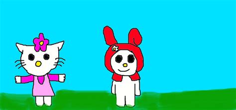 Hello Kitty And My Melody By Mjegameandcomicfan89 On Deviantart