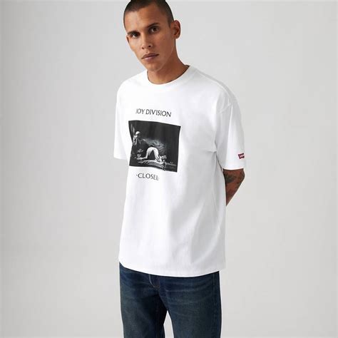 Levis® Joy Division Band Tee White Levis® Fi