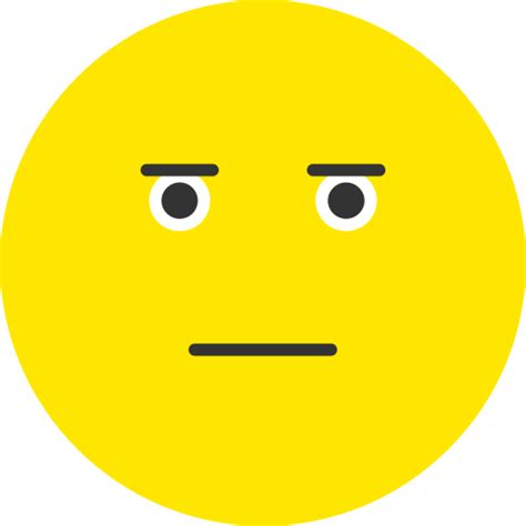 Expressionless Free Icon