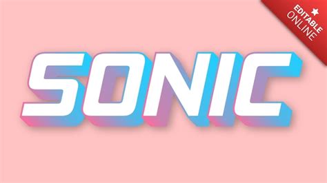 Sonic Jesus Text Effect Generator