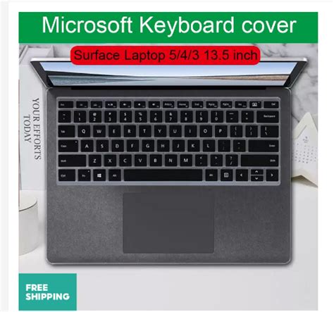 Microsoft Surface Laptop 5 4 3 13 5 Inch Keyboard Cover Microsoft Surface Go 2 12 4 Inch