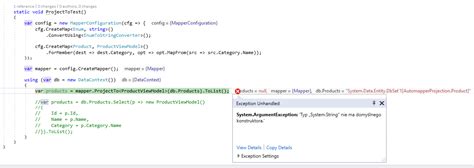 Entity Framework Automapper Oraz Projekcja Programuje Net Daniel