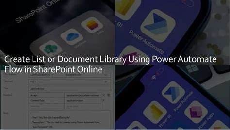 Create List Using Power Automate Flow In Sharepoint Online Global Sharepoint