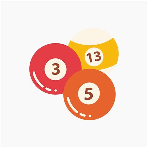 당구 공 그림 프리미엄 벡터