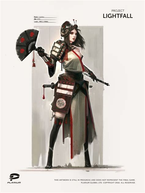 Image Result For Female Samurai Concept Art Female Samurai Female Character Design Character Art